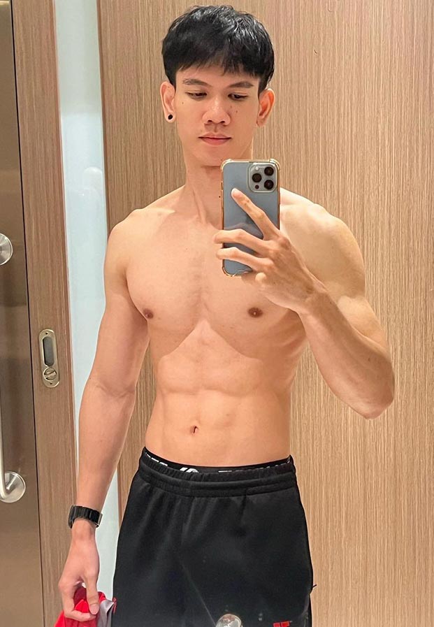 Aum Chanin หนุ่มหล่อหน้าตี๋ เป้าแน่นโดนใจ เซ็กซี่ขยี้ใจ